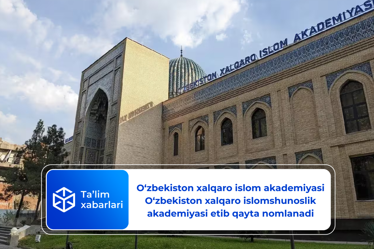 O‘zbekiston xalqaro islom akademiyasi O‘zbekiston xalqaro ...