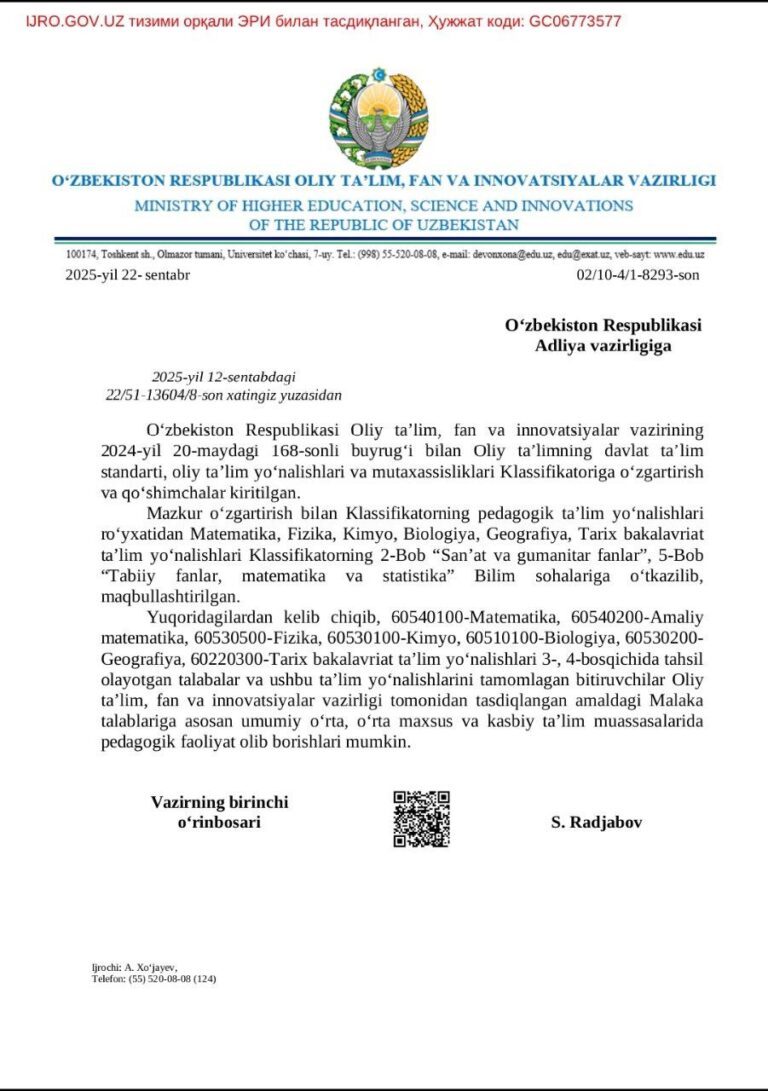 Endi ayrim talabalar maktab va kasbiy ta’lim muassasalarida dars ...