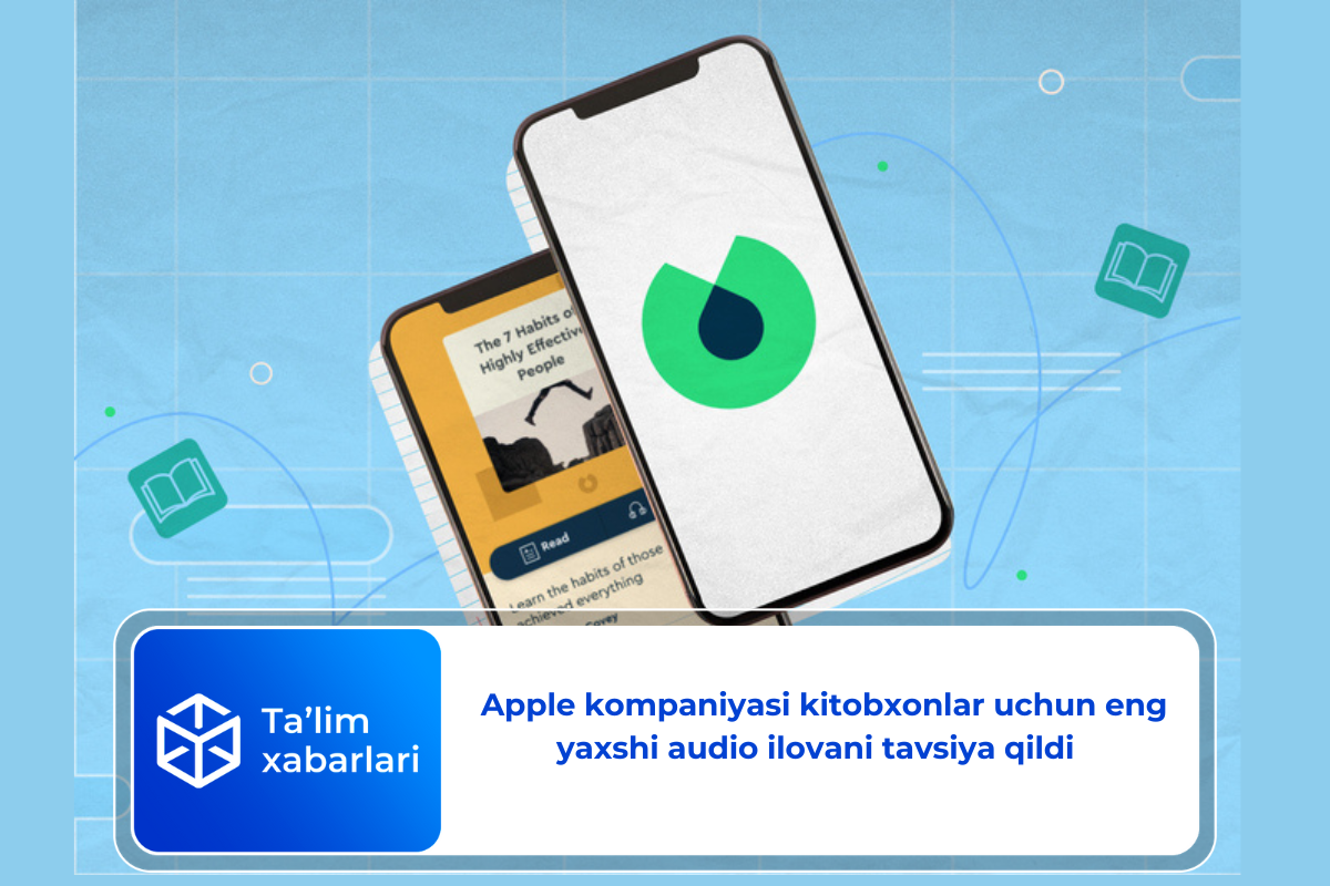 Apple kompaniyasi kitobxonlar uchun eng yaxshi audio ilovani tavsiya ...